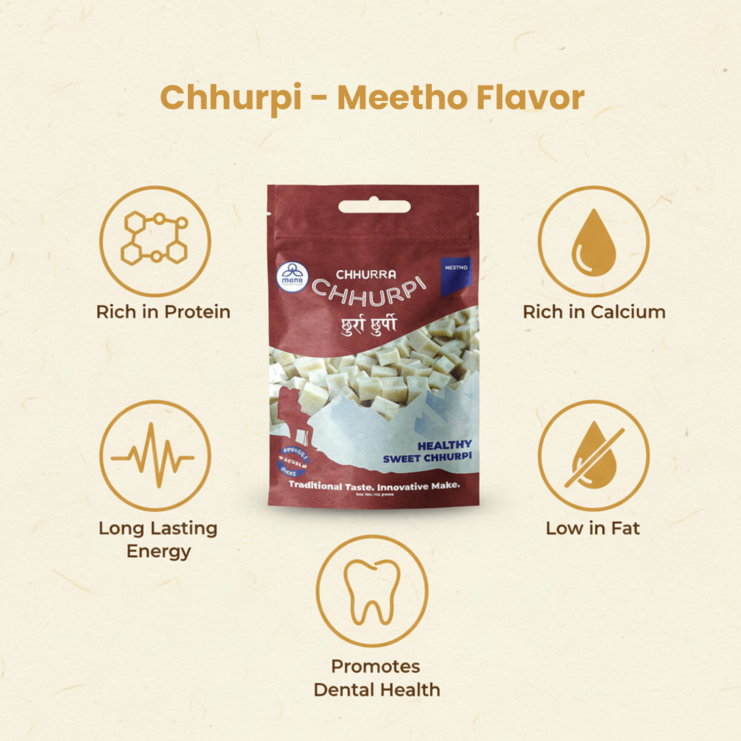 Churra Chhurpi- Mitho- 100g – Jibro Foods